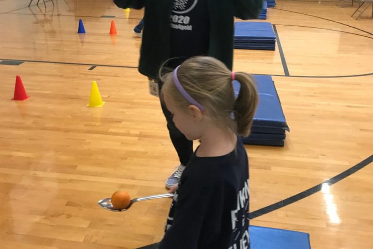 Orange Transportation Relay - WinterKids Active Outdoor Learning