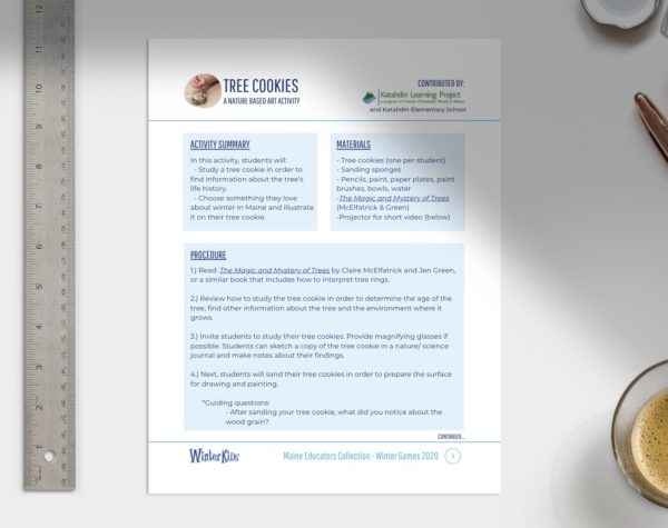 Tree Cookies: A Nature-Based Art Activity - WinterKids Active Outdoor ...