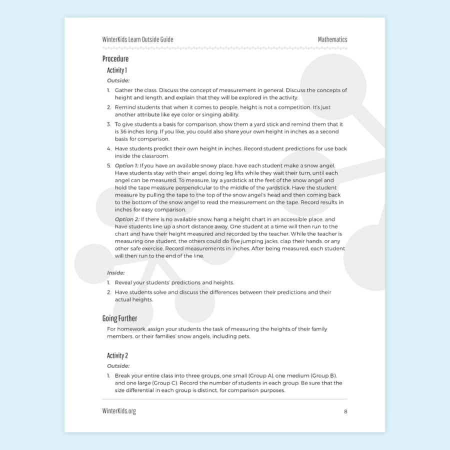 Learn Outside Guide | WinterKids